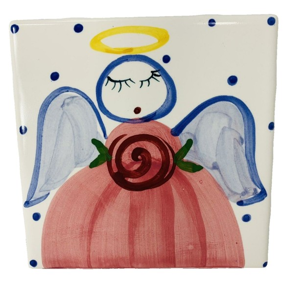 Jan Pugh | Kitchen | Jan Pugh Angel Tile Trivet 6x6 Packer Creek ...